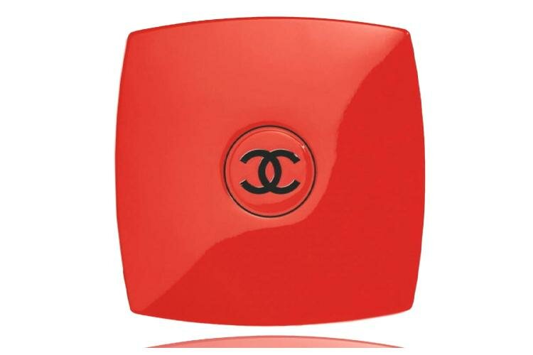 Косметическое зеркало унисекс CHANEL 5739352 двусторонняя подставка, лимитированная, летняя