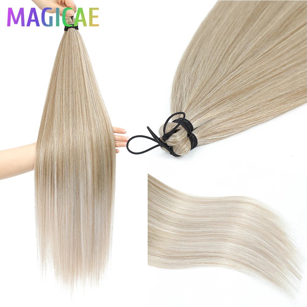 Синтетические косы Magicae белые 27/613 300 гр 72 см T18-56C