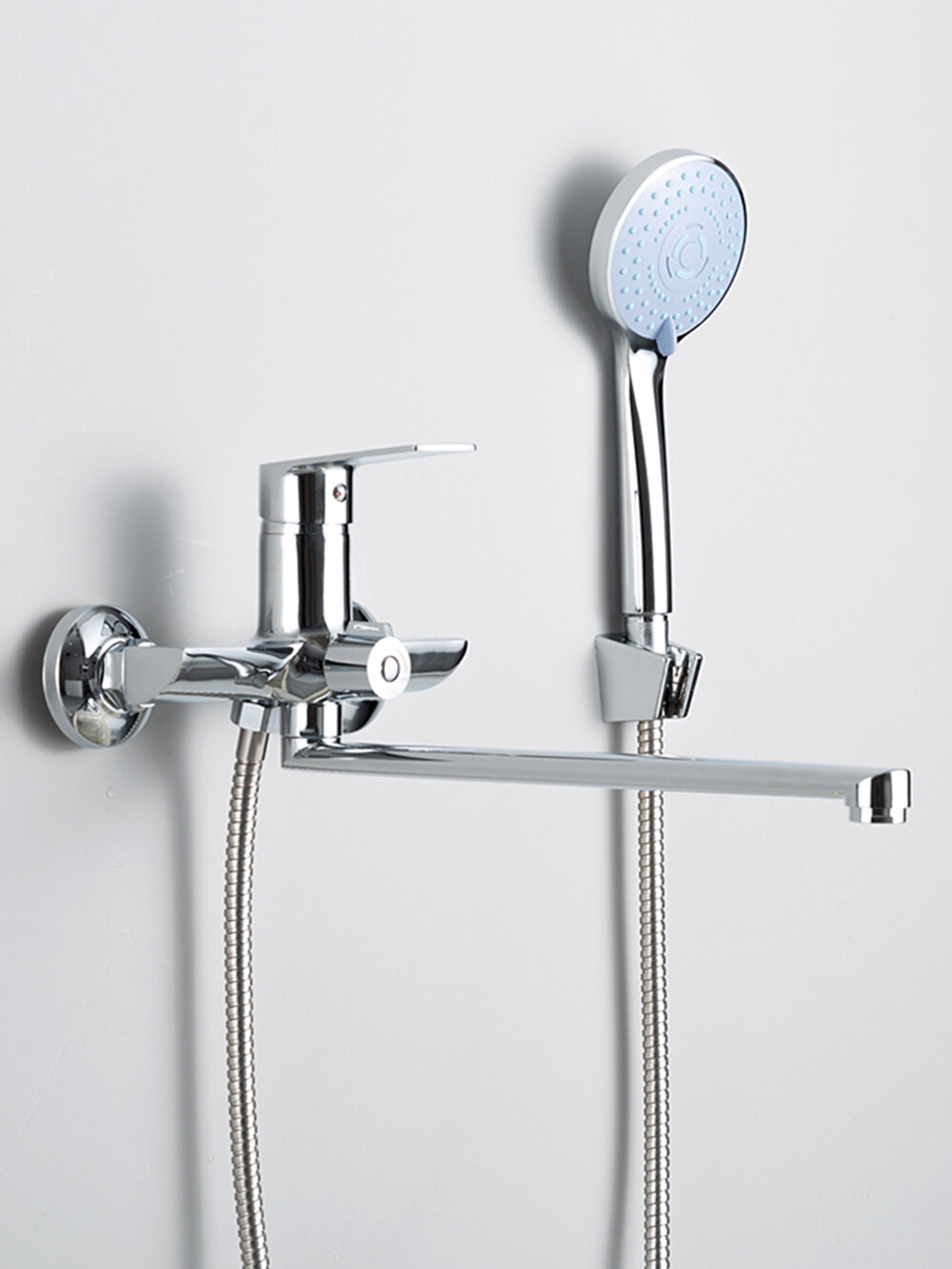 Смеситель для ванны с длинным изливом и душем Frud R22158