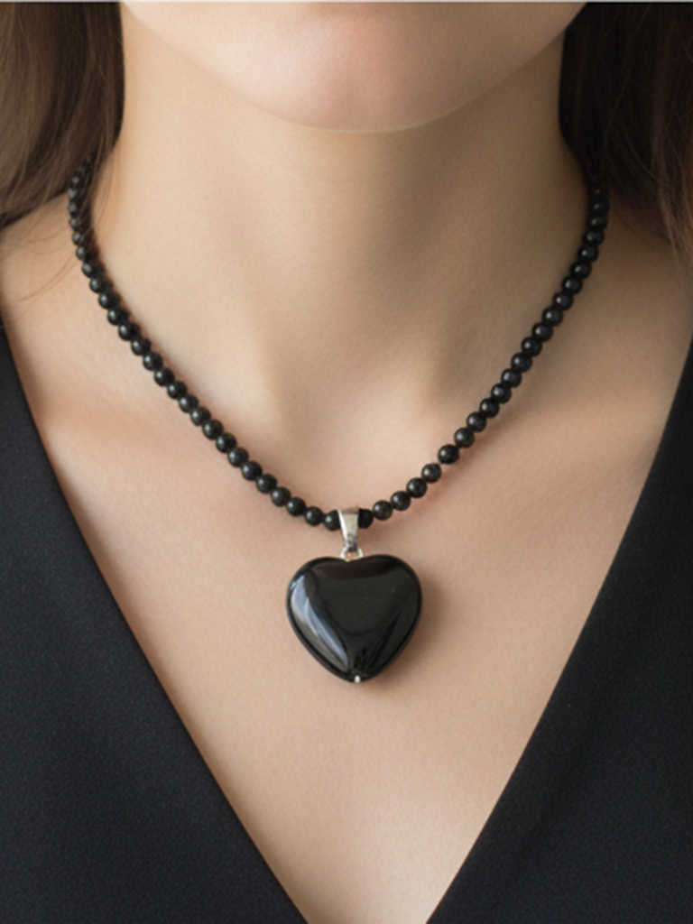 Колье, агат