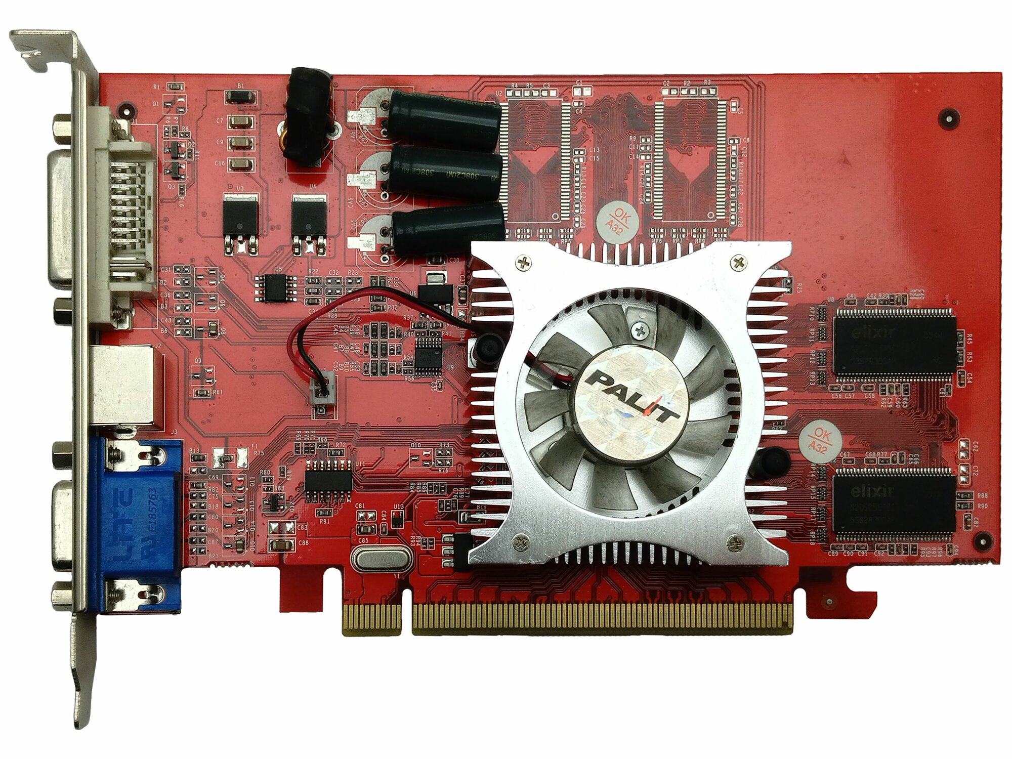 Видеокарта Palit RADEON X550 Advantage 128Mb DDR 128bit