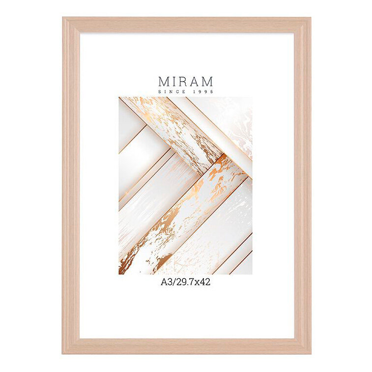 Фоторамка Мирам A3, 29.7х42 см, бежевая