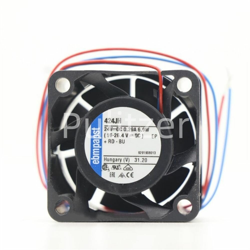 Ebmpapst 424JH 24 В 6,9 Вт 40 * 28 мм высокоскоростной осевой вентилятор постоянного тока для охлаждения