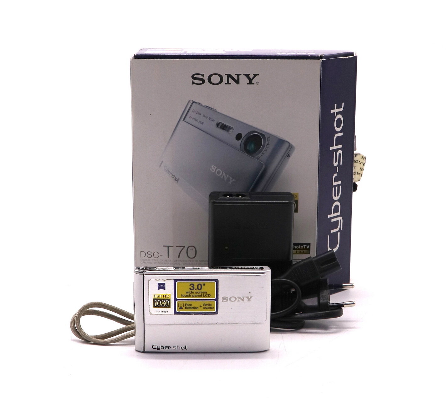 Фотоаппарат Sony Cyber-shot DSC-T70 в упаковке