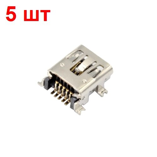 Разъем mini USB/Mini B 5pin гнездо 5 шт. 80010A-05G5T
