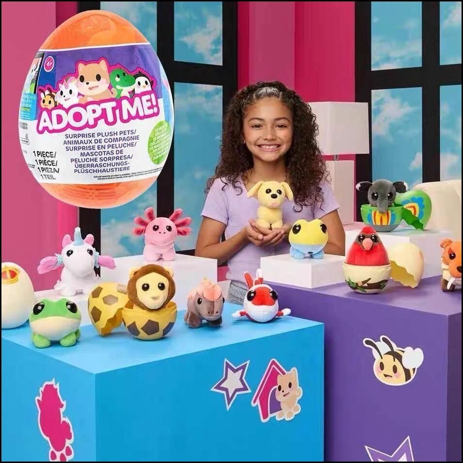 Adopt Me! Brands Игрушка-сюрприз : Плюшевые игрушки животных