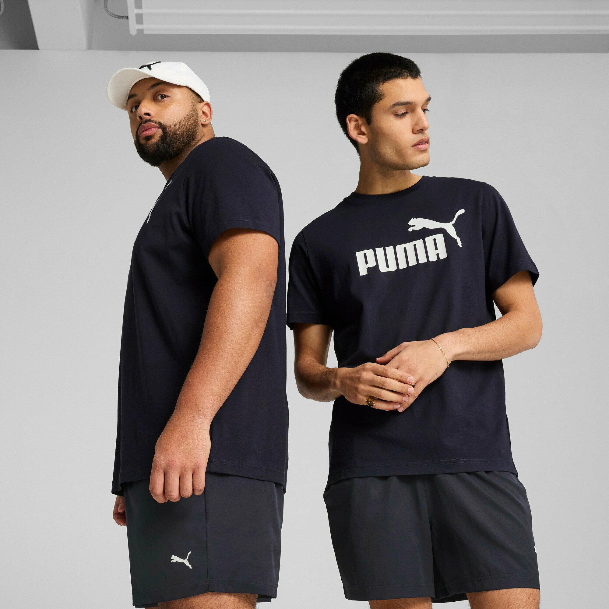 Футболка PUMA Essentials No. 1 Logo, размер 2XL, синий — фото 1