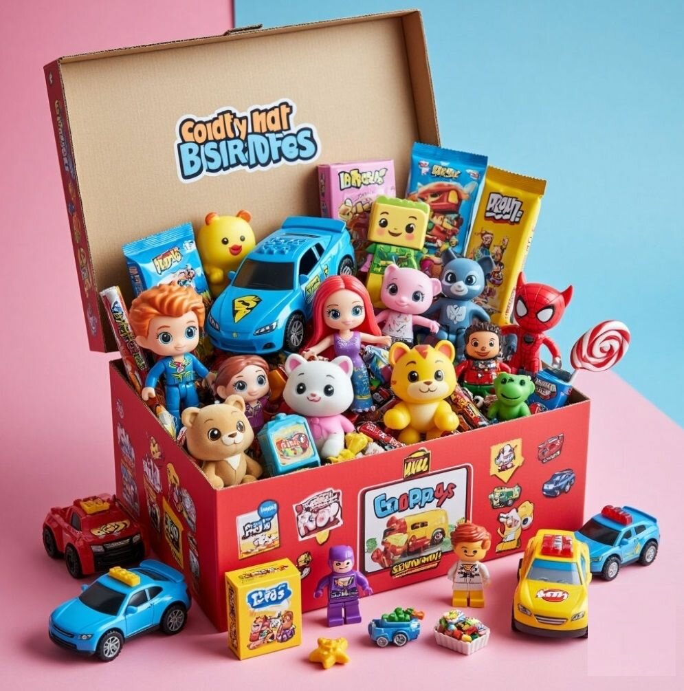 Коробка с игрушками для детей