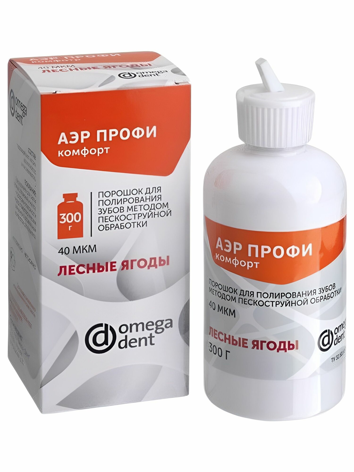 Зубной Порошок Аэр Профи Комфорт (лесные ягоды), 40 мкр, 300 г