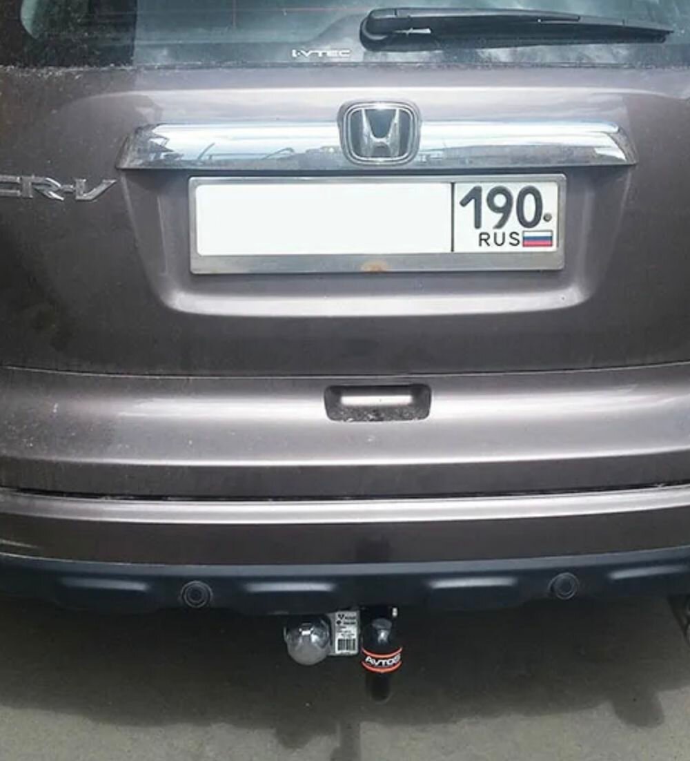 Фаркоп для Honda CR-V 2007-2012 Тип шара: A. Нагрузки: 1500/75 кг, HN 04