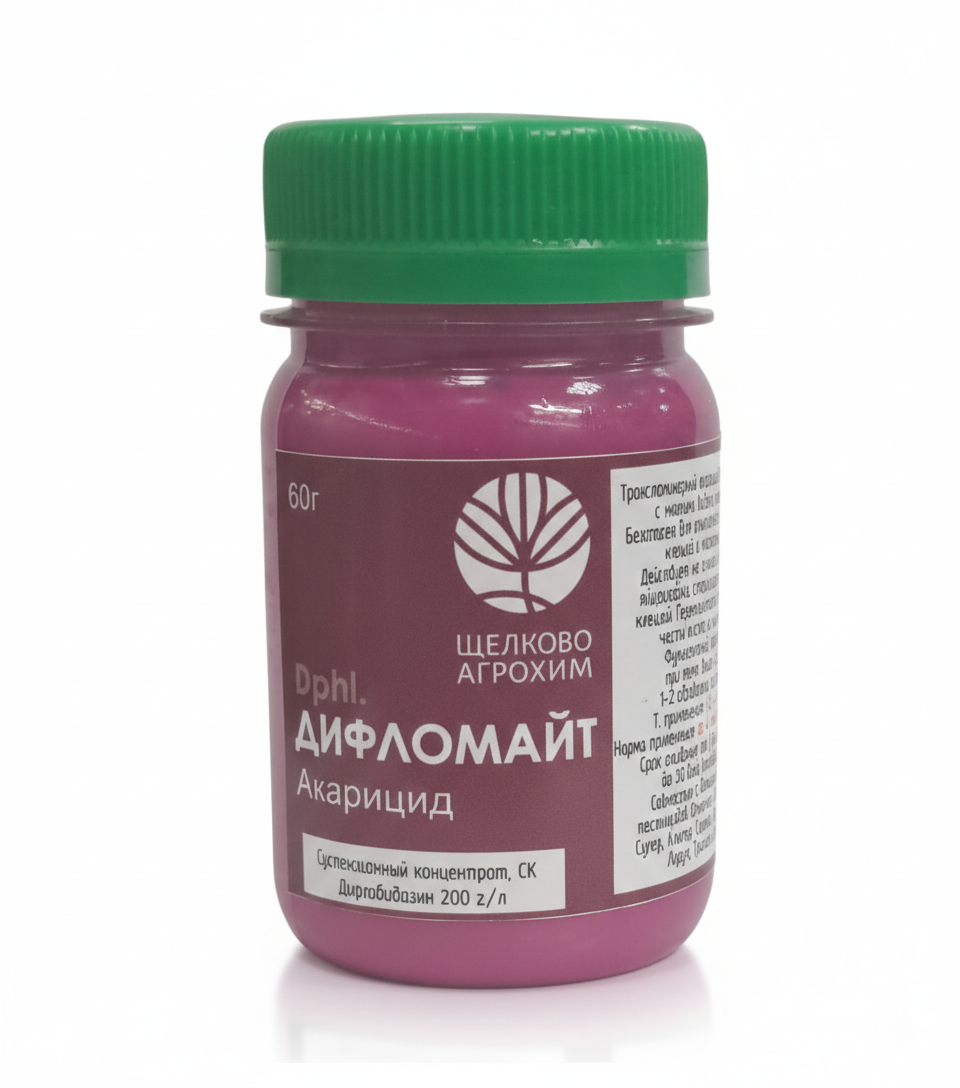 Дифломайт 60 мл Средство защиты от вредителей для овощных и плодовых, Акарицид, от клещей