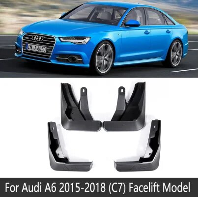 4 шт. автомобильные брызговики для Audi A6 седан седан Avant C7 2011 ~ 2018 Fit Facelift Model
