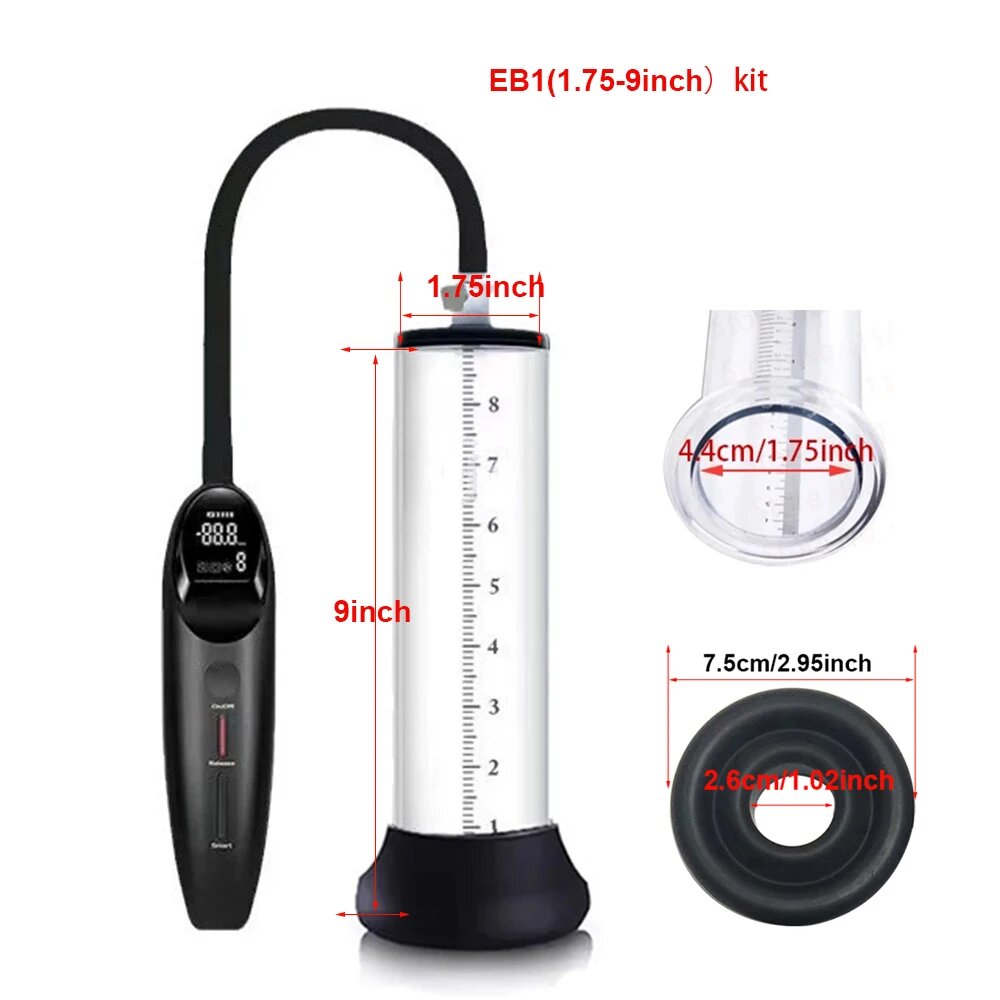 Вакуумный насос для пениса EB1(1.75-9inch)kit