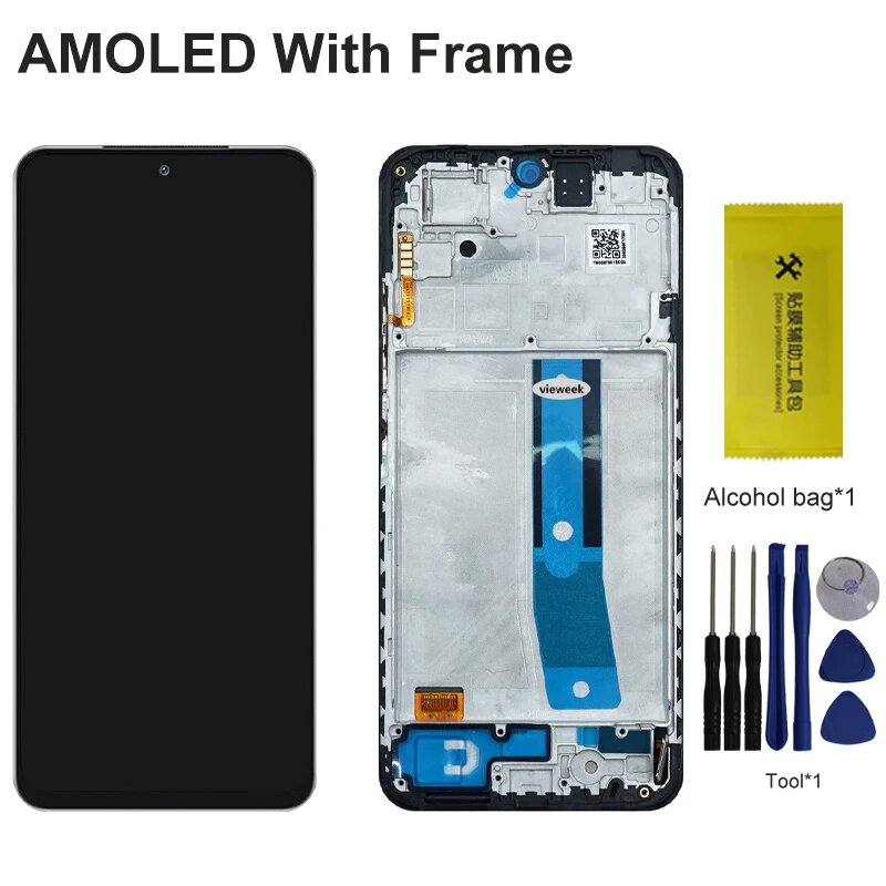 Экран Amoled с рамкой для Xiaomi Redmi Note 11