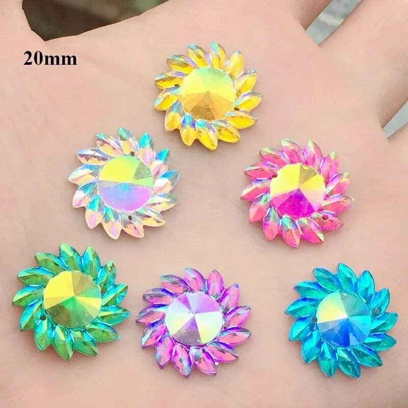 10шт 20мм DIY Цветочные смолы Украшения