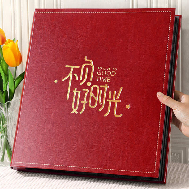 6-дюймовый фотоальбом на 1000 фотографий, семейный фотоальбом большой вместимости, памятный альбом 5inch для пары с проложенными страницами для хранения фотографий.