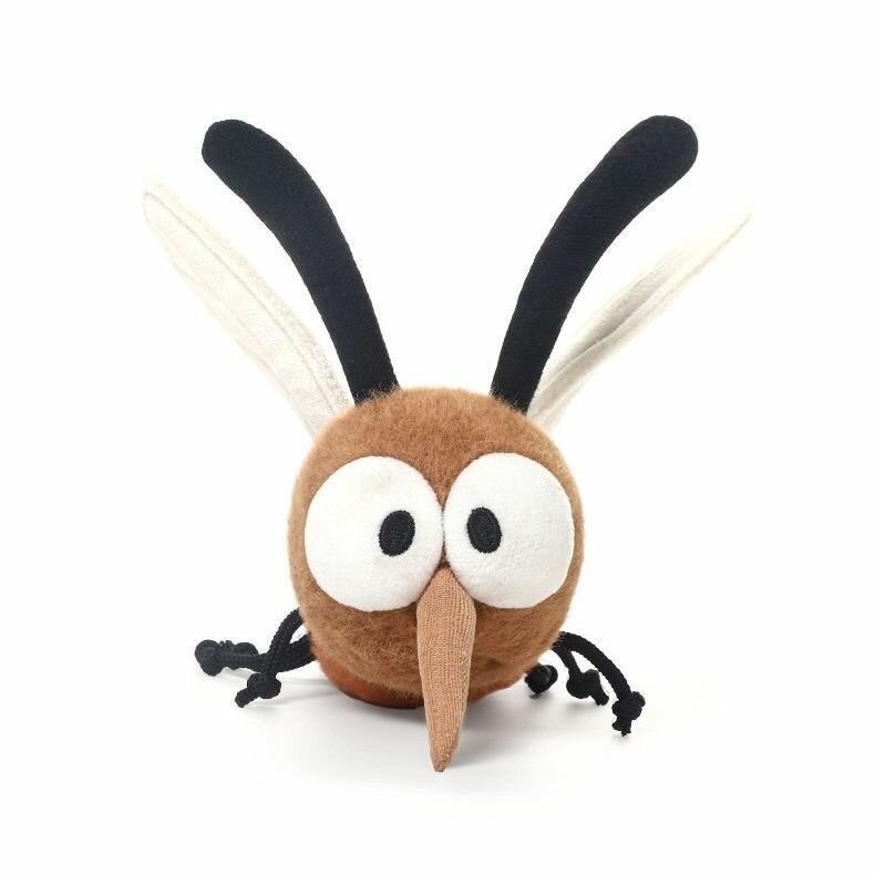Забавная плюшевая игрушка-комар, креативная плюшевая игрушка-комар, милый подарок-компаньон для сна.