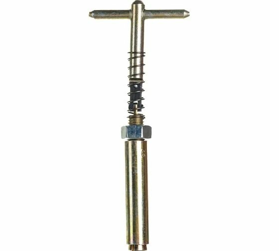 Приспособление для притирки клапанов 6мм удлиненный с карданом, 113157, сталь, Воронеж.
