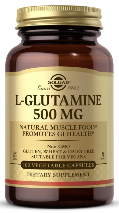 Solgar L-Glutamine, L-Глютамин 500 мг 100 капсул