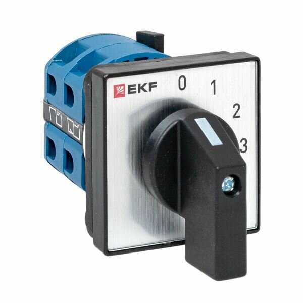 Переключатель кулачковый ПК-1-101 1п 25А "0-1-2-3", EKF PK-1-101-25 (1 шт.)