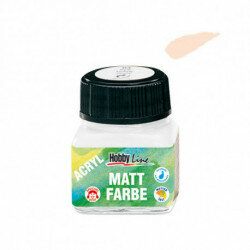 Краска акриловая матовая Hobby Line, телесная, 20 мл