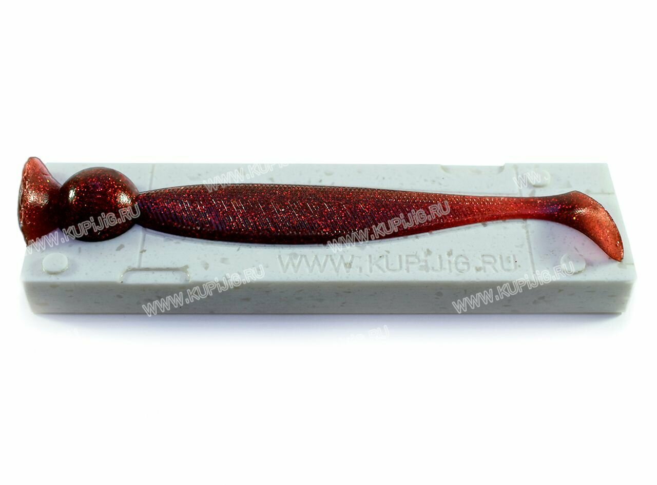 Форма для литья приманок Pro Shad Firetail 4" 100 мм