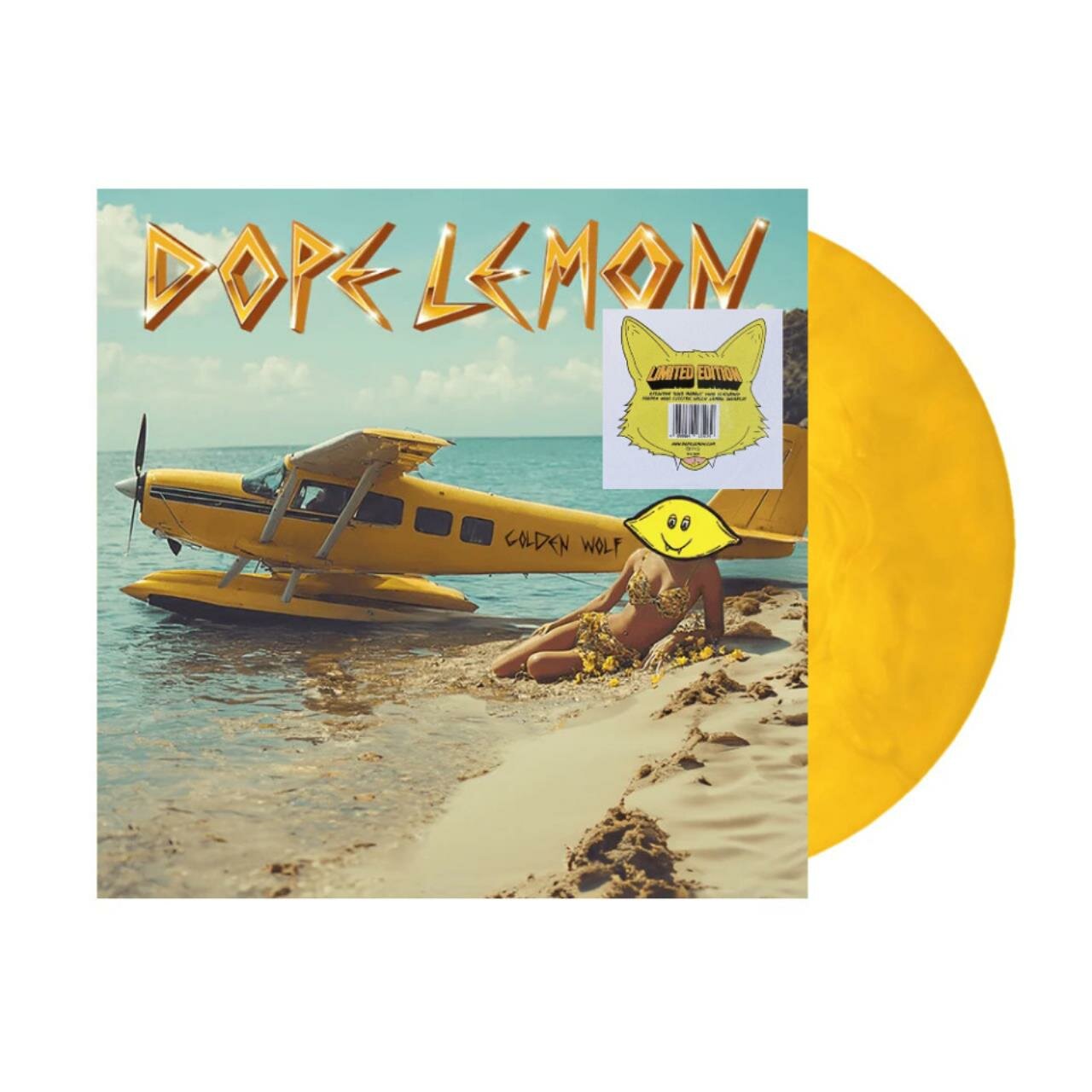 Виниловая пластинка Dope Lemon - Golden Wolf (Gold Marble)