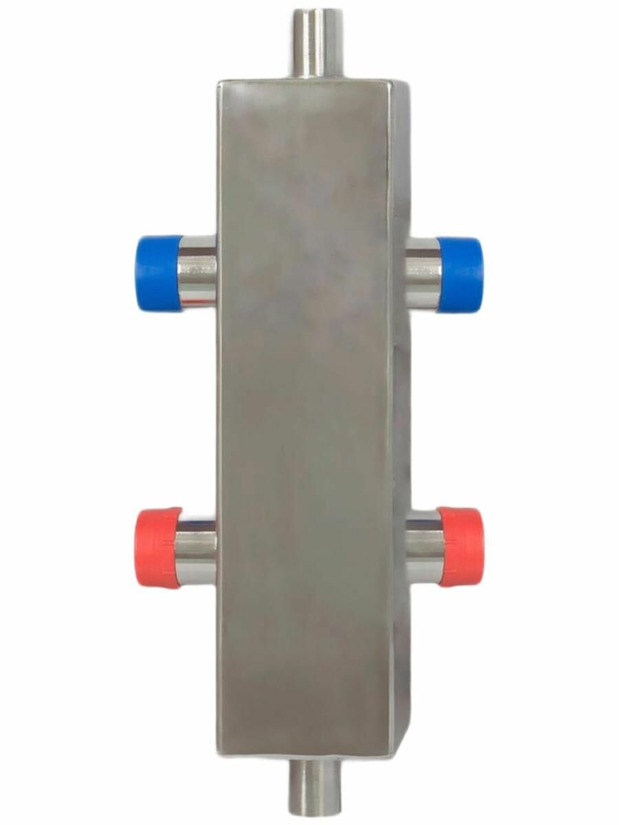 Гидравлический разделитель DIAL STEEL INOX GR 100, 100 квт, гидрострелка для систем отопления частного дома, нержавеющая сталь