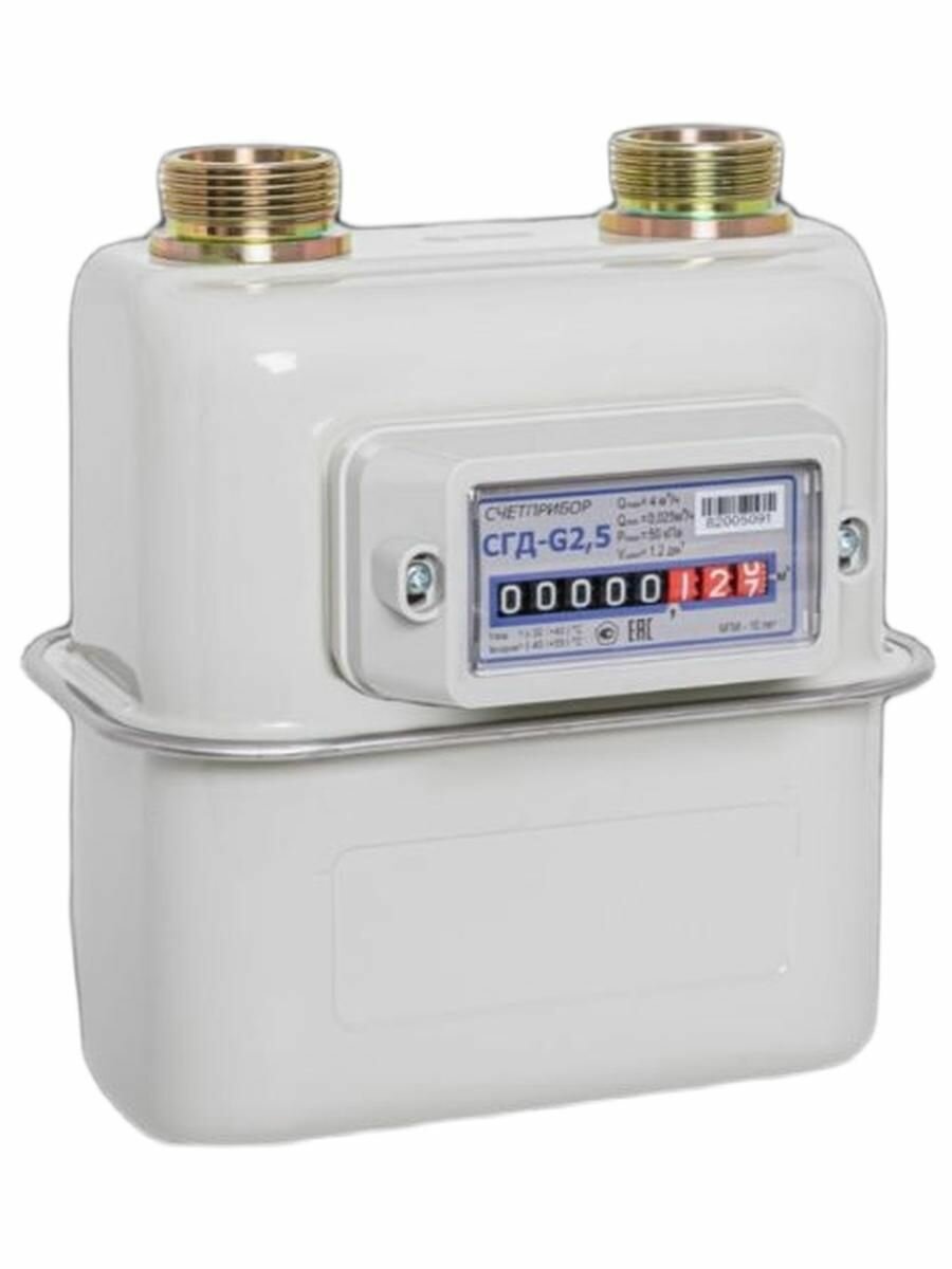 Счетчик газа СГД-G 2,5Т 110 мм, левый, термокорр. 3/4"