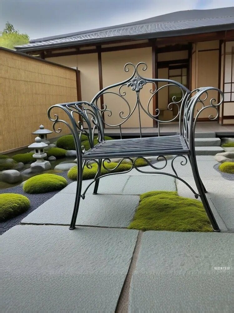 Садовое кресло, Металл, 84х41х89 см, 1 шт