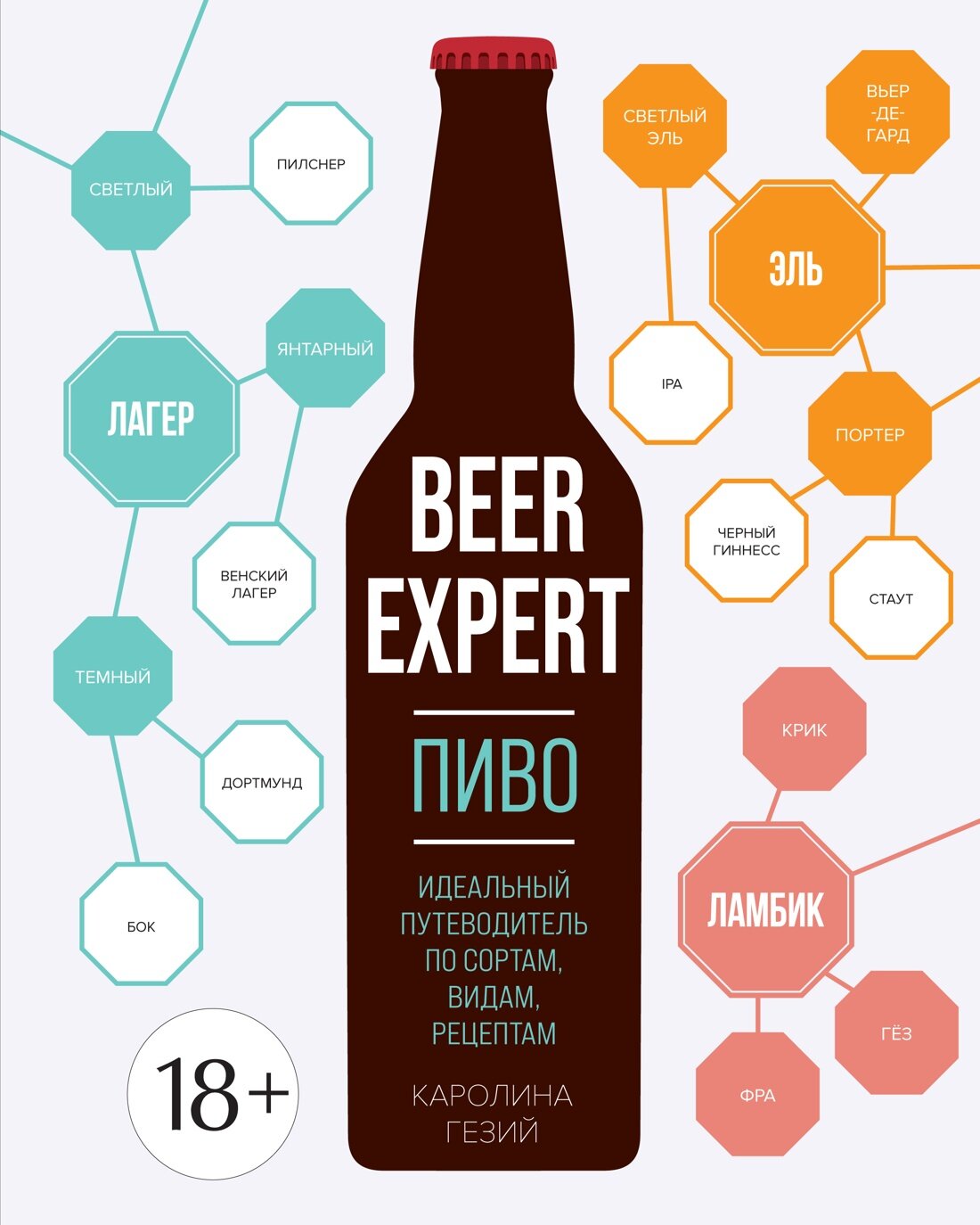 Книга Beer Expert: Пиво. Идеальный путеводитель по сортам, видам, рецептам. Гезий К.