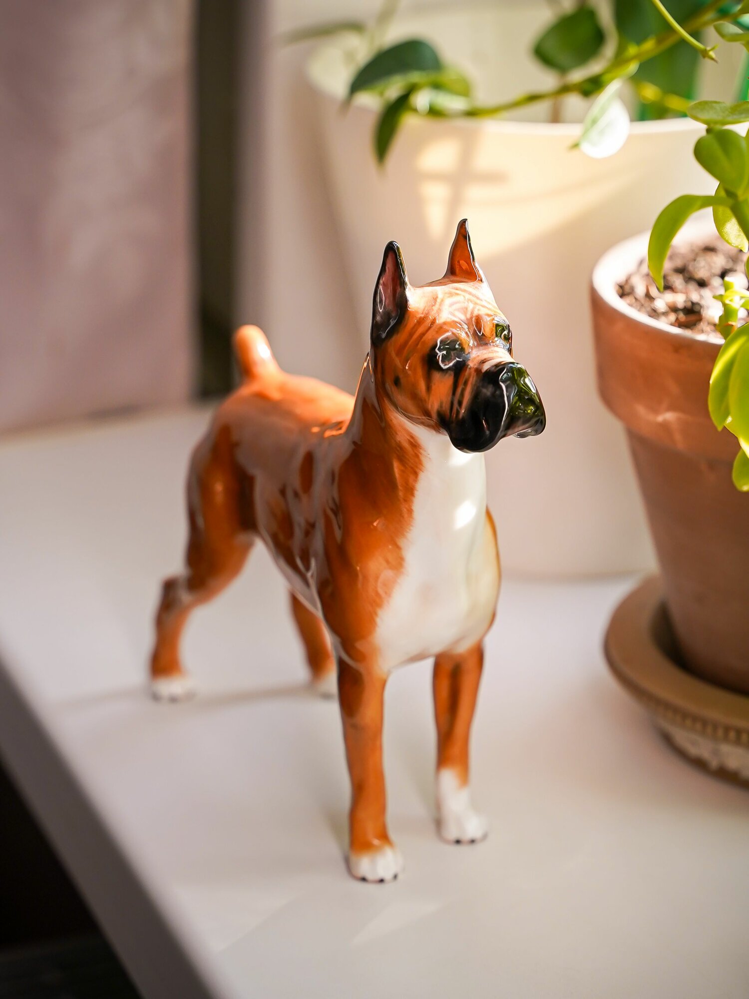 Винтажная статуэтка боксер Royal Doulton, Англия, 1952-1985 гг.