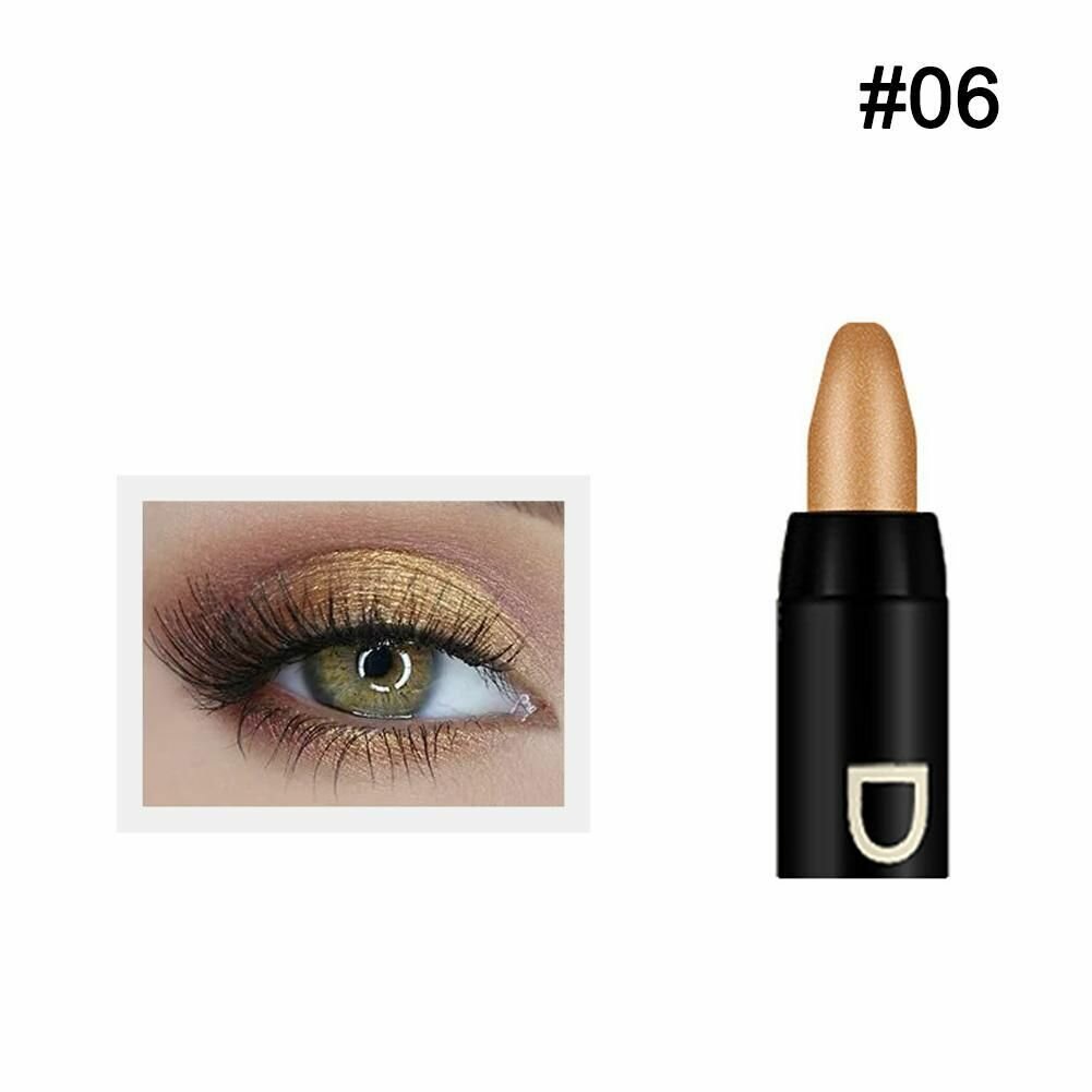 Набор карандашей для теней век, 12 цветов, водостойкие, долговечные, блестящие тени ручка-хайлайтер, инструмент макияжа глаз