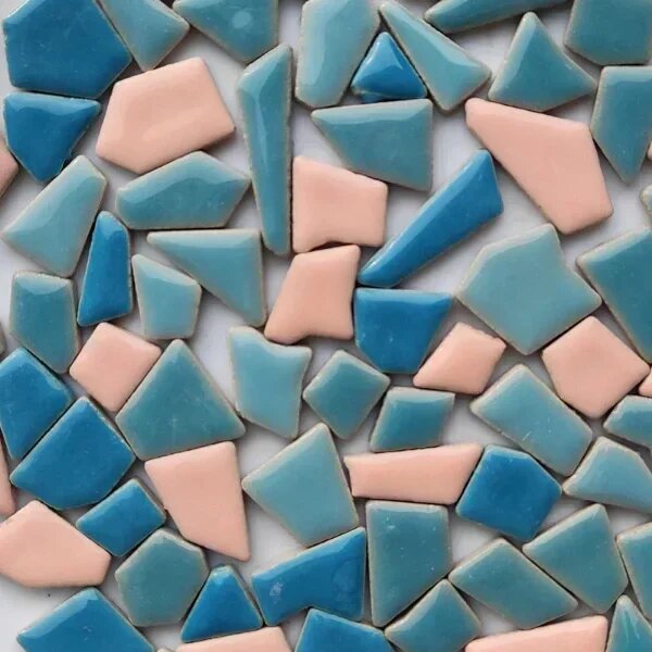 Многоугольные фарфоровые мозаичные плитки для рукоделия