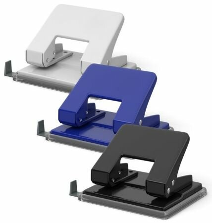 Дырокол Erich Кrause "Quadro" на 20л. ассорти (4594)