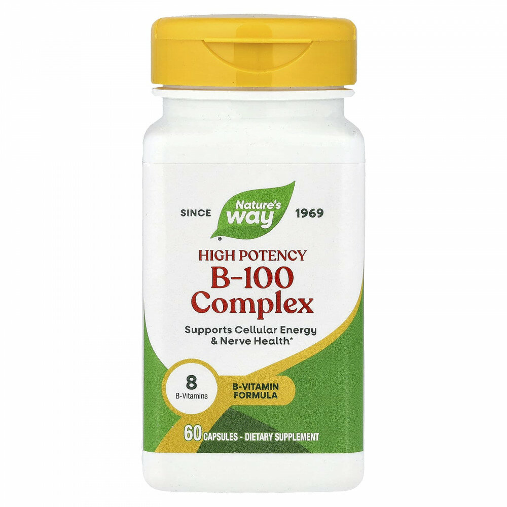 Nature's Way, B-100 Complex, 60 капсул