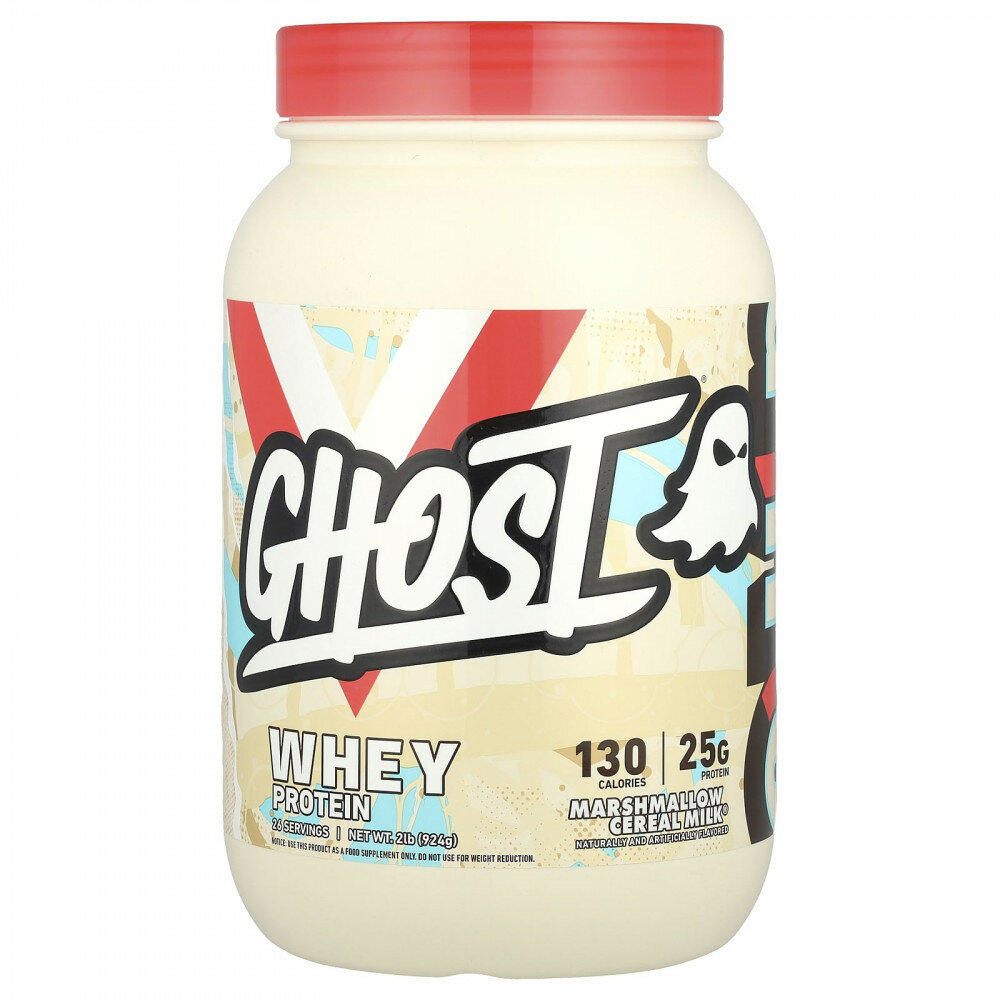 Ghost, Whey Protein, Marshmallow Cereal Milk®, 924 г (2 фунта)