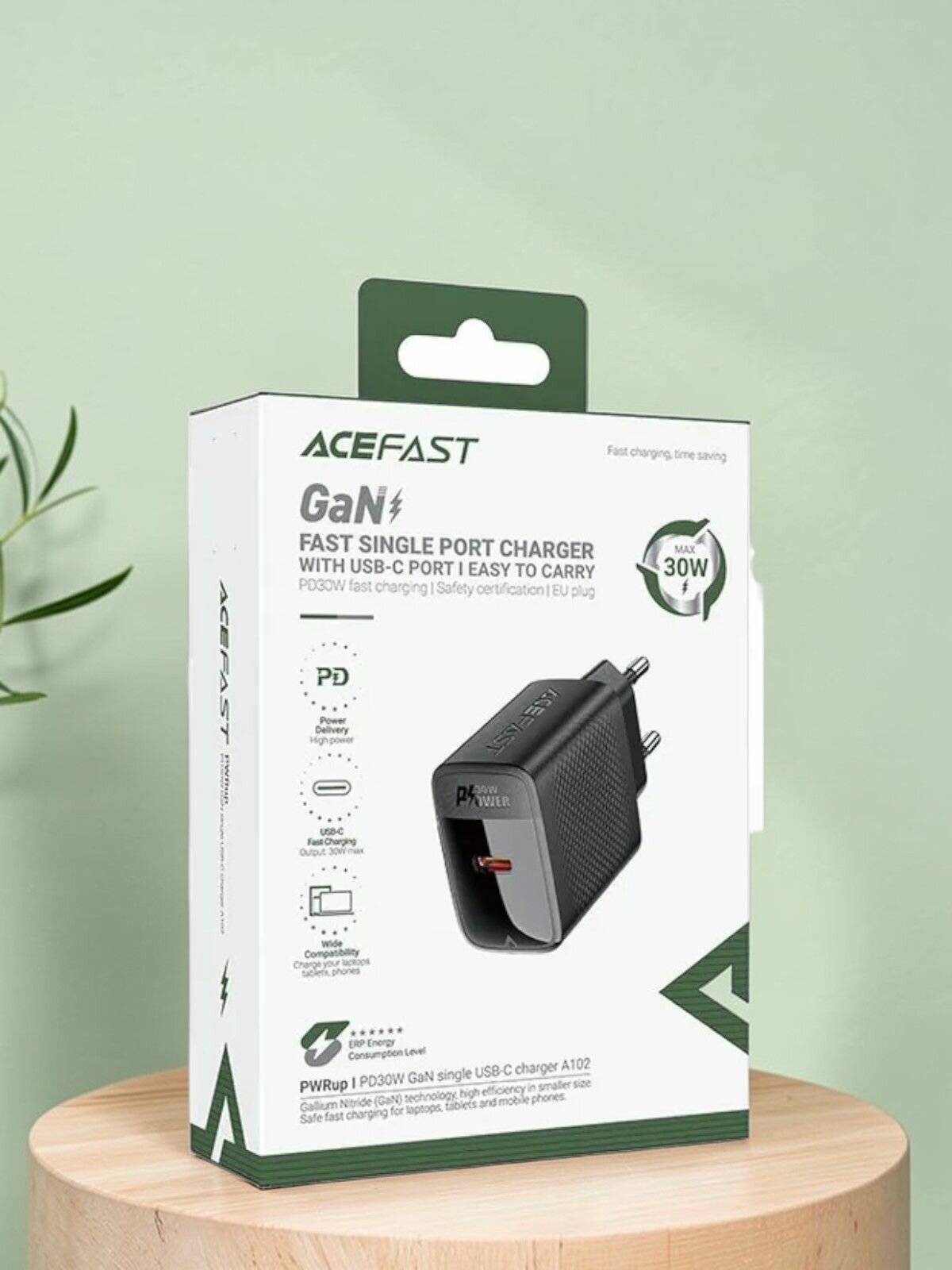 Сетевое зарядное устройство ACEFAST A102 30W Type-C