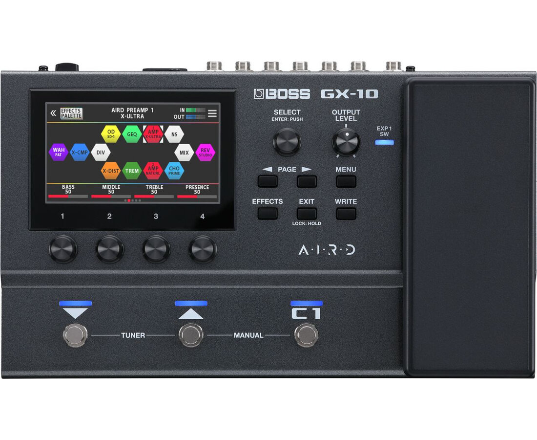 BOSS GX-10 Педаль с мультиэффектным процессором для электрогитары и электробаса