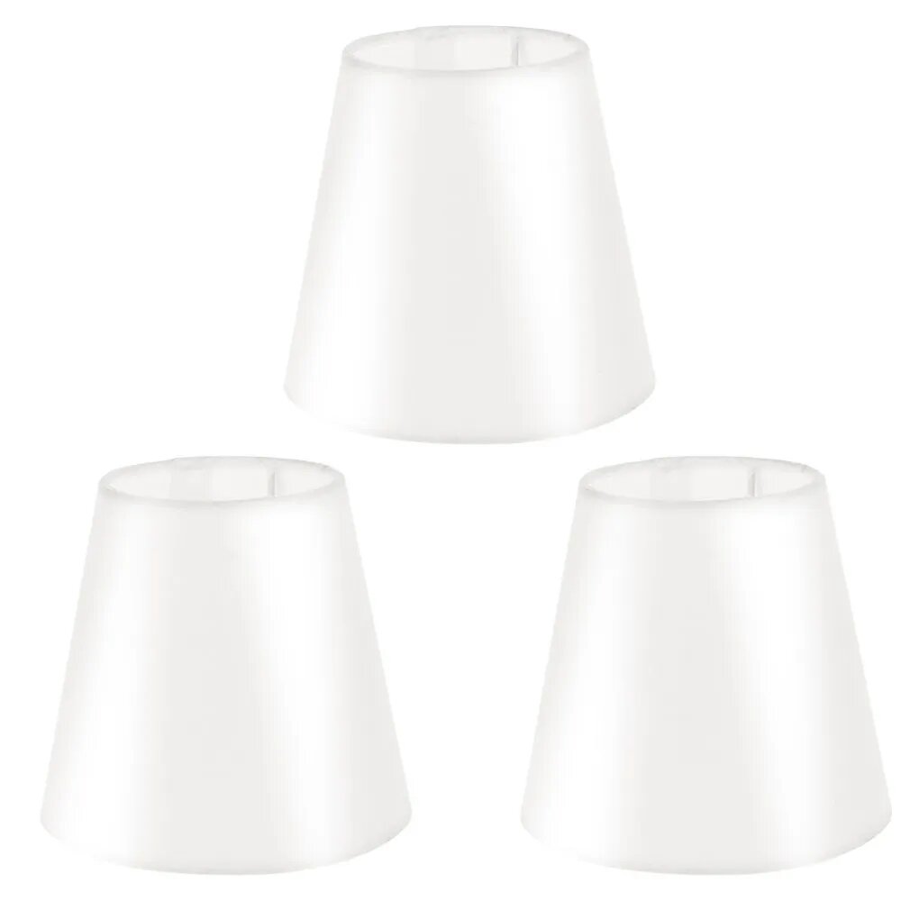 Красный тканевый абажур для лампы, набор из 3 штук, для домашнего освещения