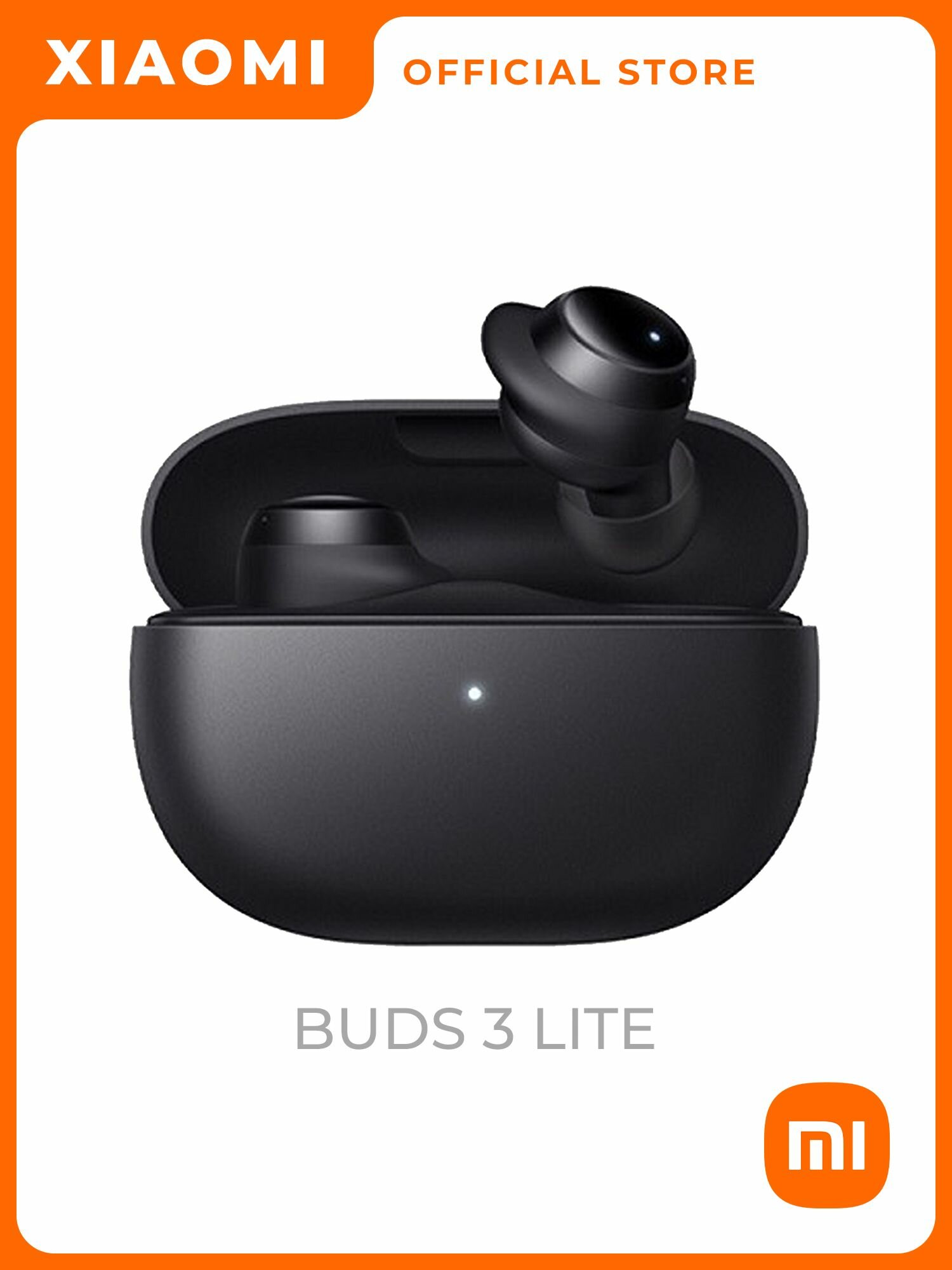 Наушники беспроводные Xiaomi Redmi Buds 3 lite Black, bluetooth наушники с микрофоном и шумоподавлением, черные(m2110e1)