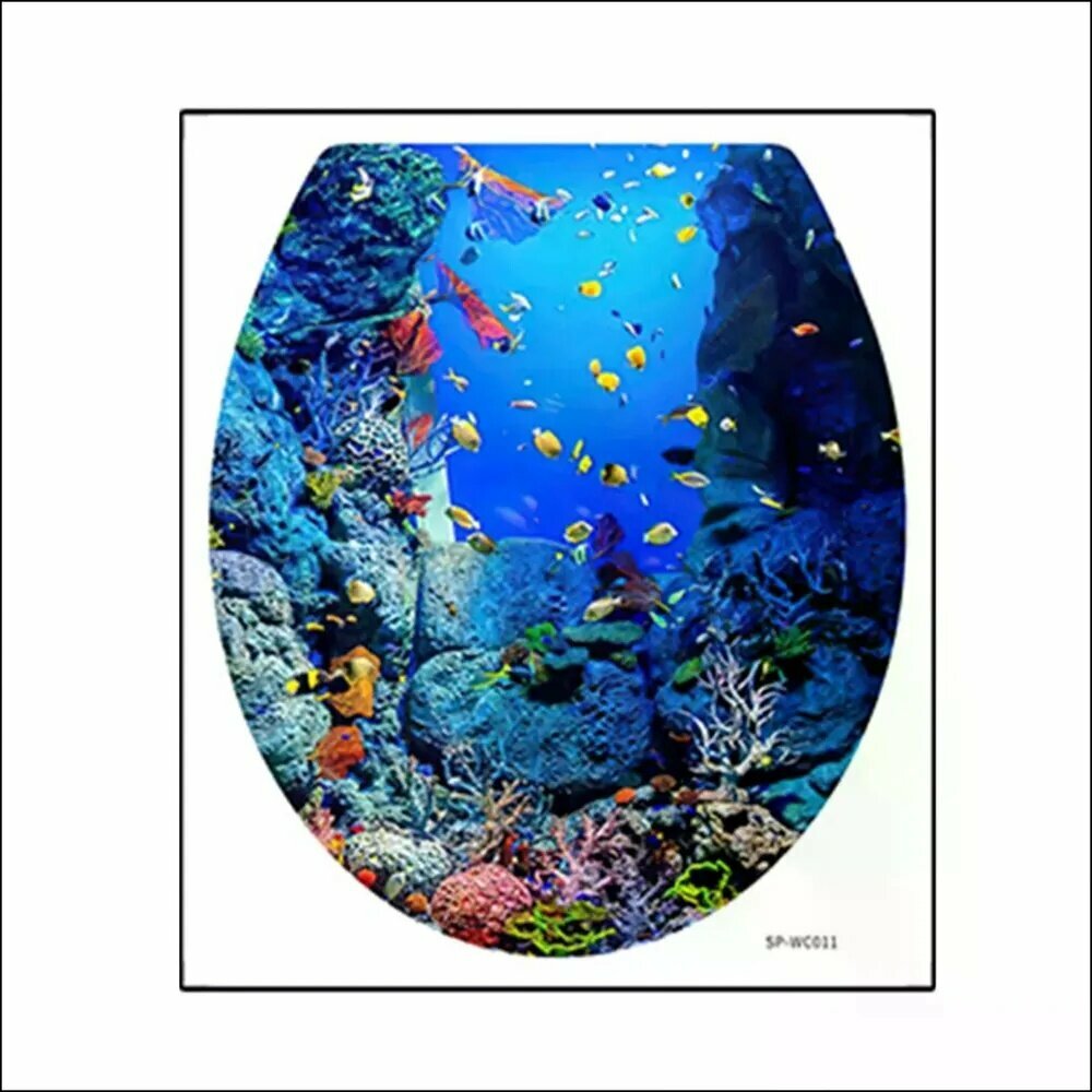 Наклейки на крышку Унитаза