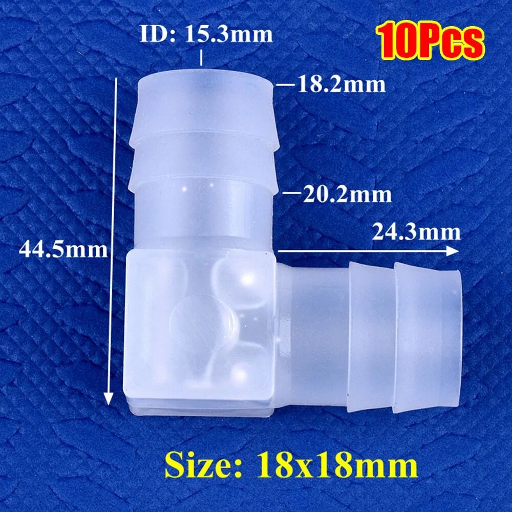 Пластиковые коленчатые фитинги Pagoda 4-20 мм 10Pcs 18mm