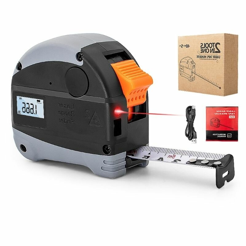 Многофункциональная лазерная рулетка для измерения уровня, прямоугольная