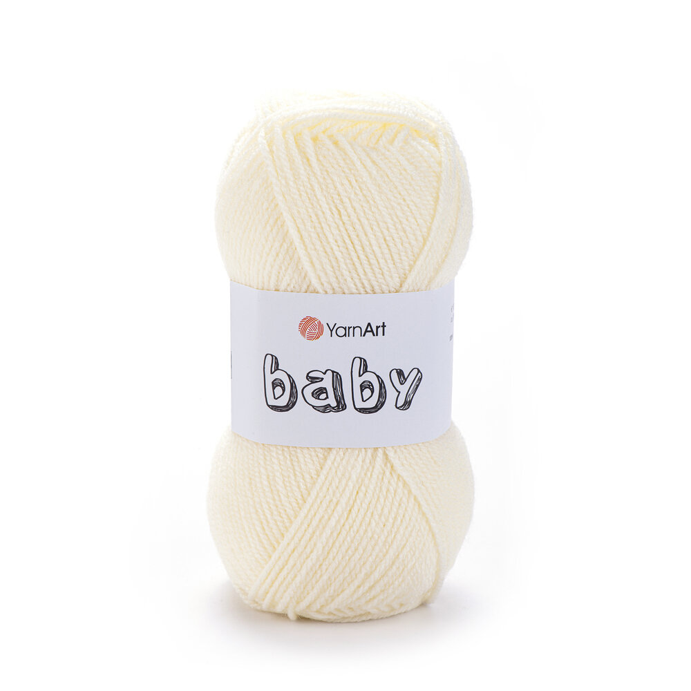 Пряжа для вязания YarnArt Baby 502 молочный 50 гр/150 м 100% акрил