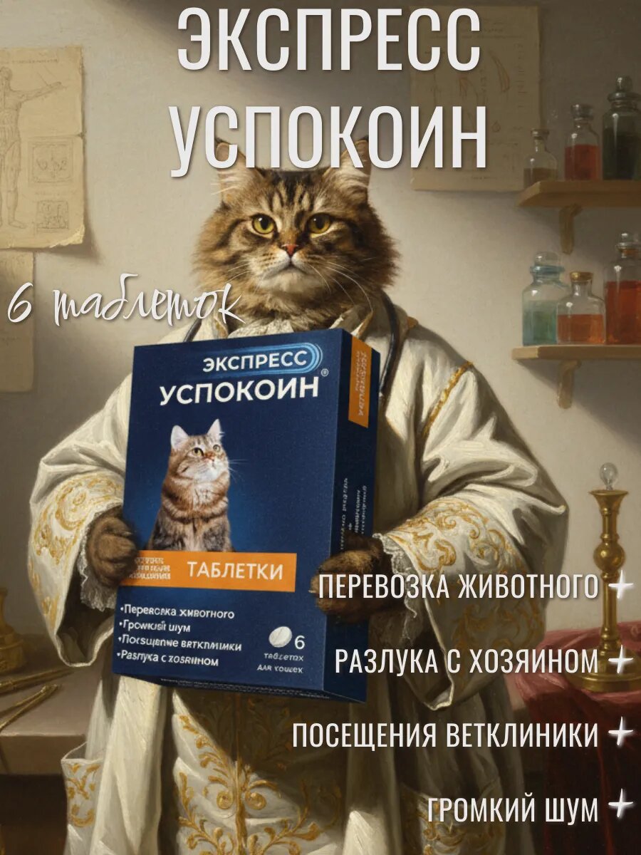 Экспресс Успокоин, таблетки для коррекции поведения, для всех возрастов, без рецепта,