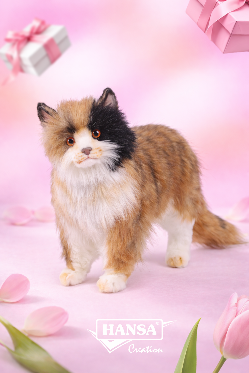 Реалистичная мягкая игрушка Hansa Creation, 6966 Кошка Бетти, 62 см