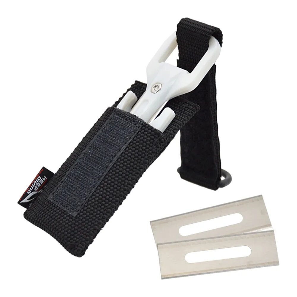 Milochic Карабин для дайвинга для крепления снаряжения нейлон белый 9.4 см