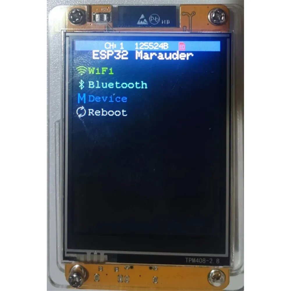 ESP32 Мародер Мар-Х-Одер CYD 2432r028 Wi-Fi Bluetooth Оскорбительный