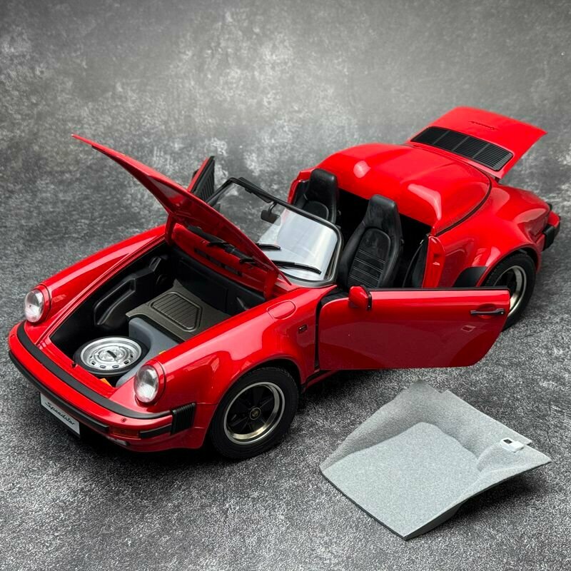 Schuco 1:12 Модель автомобиля Porsche 911 Speedster Carrera Targa 3.2 из литого металла